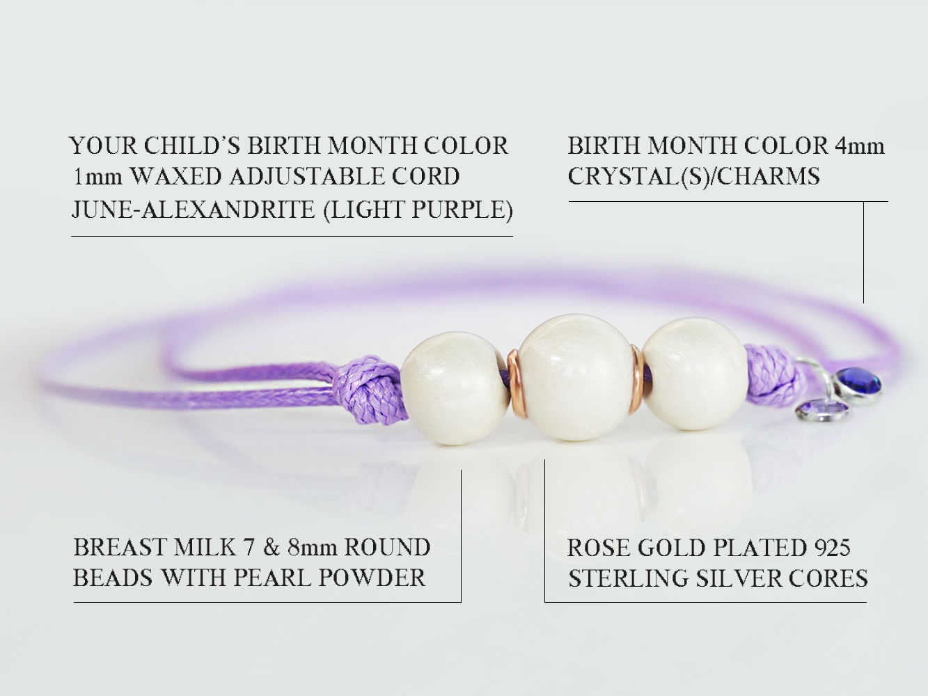 Mother of Pearls | Breast Milk Bracelets and Beads | KeepsakeMom