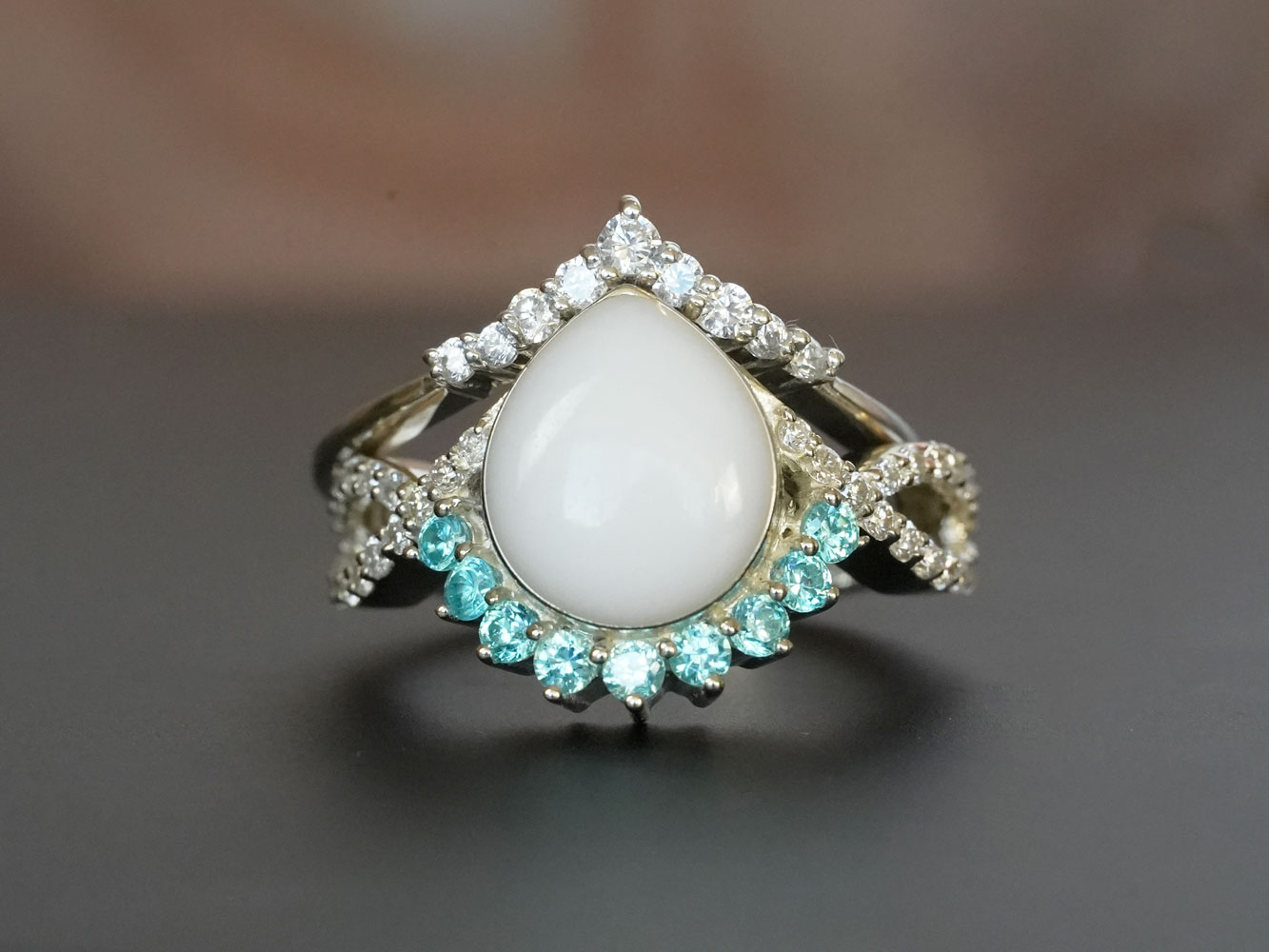 Design Your Own, Autumn Night Ring | Breast Milk Rings, 14K Gold Breast ...