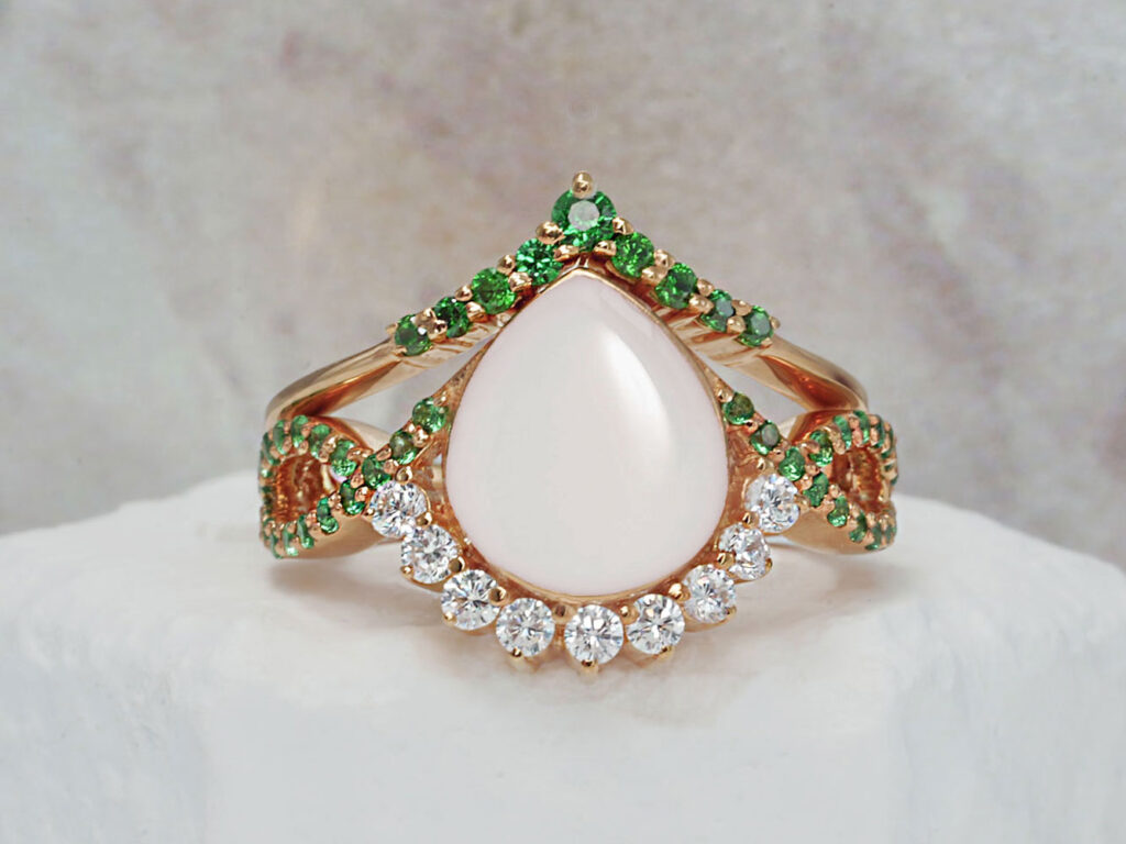 Design Your Own, Autumn Night Ring | Breast Milk Rings, 14K Gold Breast ...