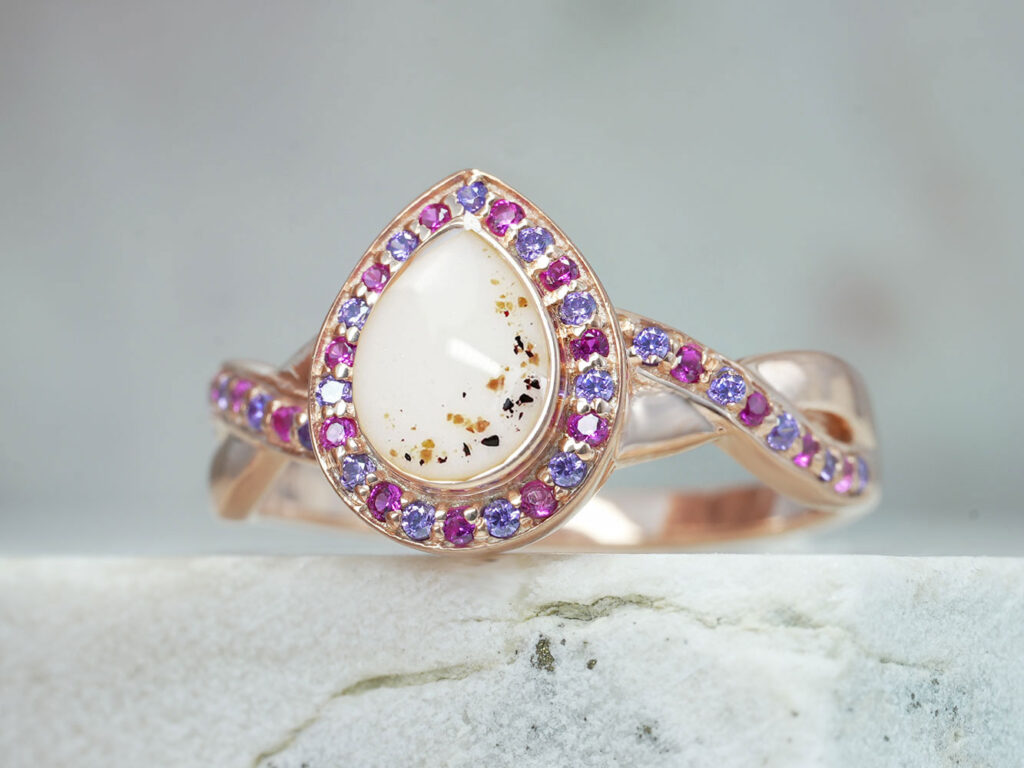 Cherished Moments Ring with Placenta or Umbilical Cord | Placenta and ...